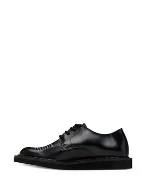 GEORGE COX Text-print Derby Shoes