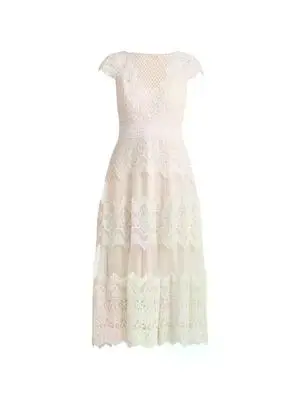 Tadashi Shoji Lace Tiered Dress