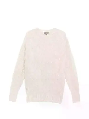 N.peal Thames Cable Knit Sweater - Neutrals