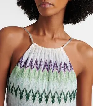 Missoni Halterneck Lame Maxi Dress