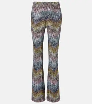 Missoni Sequined Lame Flared Trousers