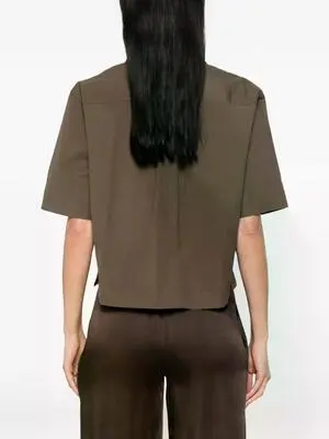 MARGARET HOWELL Cropped Pocket Shirt