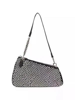 Gcds Comma Notte Shoulder Bag Silver