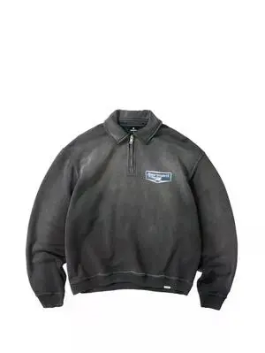 REPRESENT Graphic Zip Sweatshirt - Grey