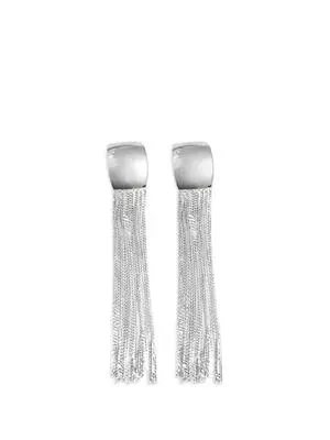 Federica Tosi Julie Long Earrings - Silver