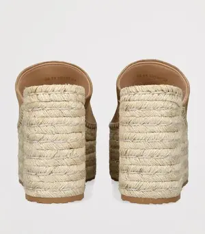GIANVITO ROSSI Suede Wedge Espadrilles