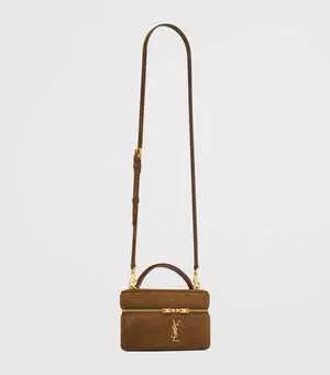 Saint Laurent Gaby Vanity Bag - Brown