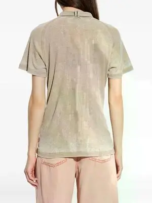 DIESEL® T-gary Tie Detail T-shirt - Neutrals