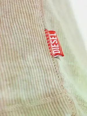 DIESEL® T-gary Tie Detail T-shirt - Neutrals