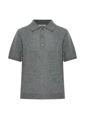 ENTIRE STUDIOS Short-sleeved Polo Shirt - Grey