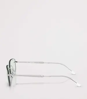 Ray-ban Rb3768 Metal Irregular Frame Sunglasses - Silver