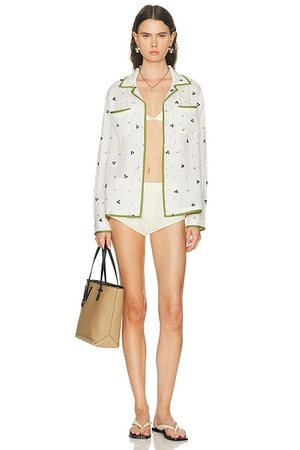 BODE Blackberry Patch Long Sleeve Top