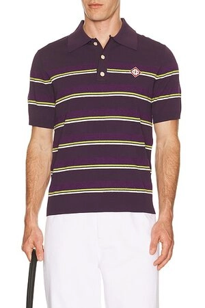 Casablanca Stripe Polo Shirt - Multi