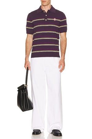 Casablanca Stripe Polo Shirt - Multi