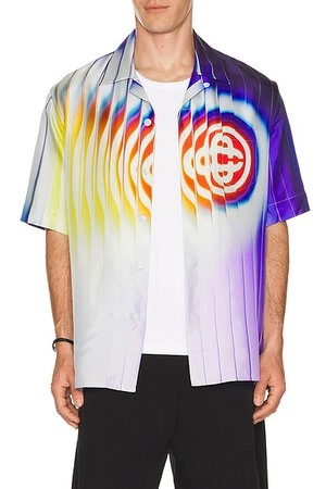 Casablanca Cuban Collar Shirt - Shockwave