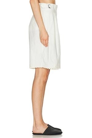 BODE Pleated Cotton Twill Shorts