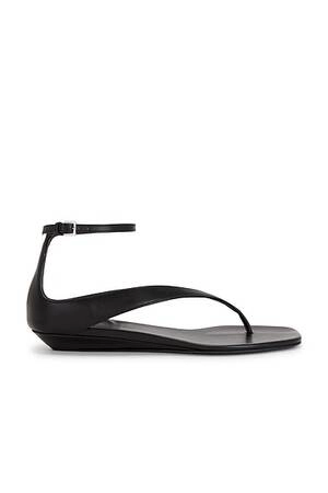 Loulou De Saison Zio Mini Wedge Sandal - Black