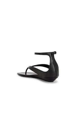 Loulou De Saison Zio Mini Wedge Sandal - Black