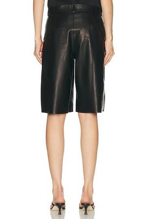 HOUSE OF DAGMAR Boxy Leather Short