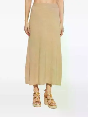Cult Gaia Infinity Knitted A-line Midi Skirt