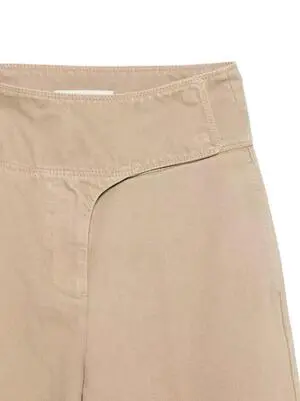 AMI Paris Wrapped Belted Cotton Trousers