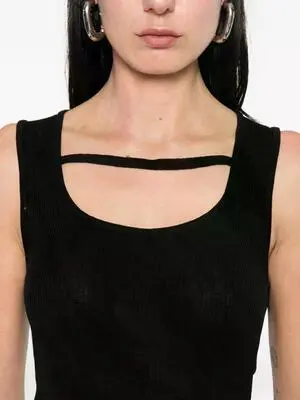NICCOLO PASQUALETTI Ribbed Knit Tank Top
