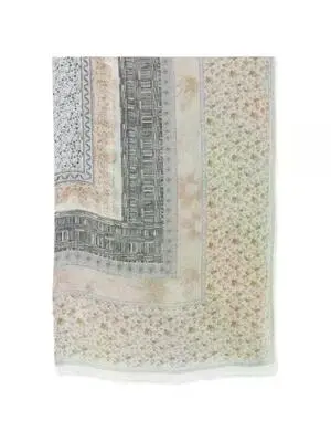 Faliero Sarti Wilde Floral-print Stole - Neutrals