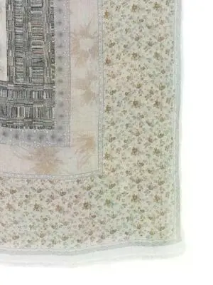 Faliero Sarti Wilde Floral-print Stole - Neutrals