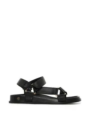ANINE BING Jesse Touch-strap Sandals - Black