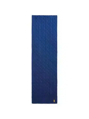 Polo Ralph Lauren Cable-knit Scarf - Blue