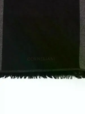 Corneliani Striped Cashmere Scarf