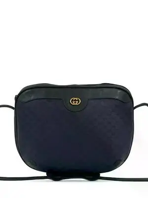 Gucci Micro Gg Supreme Crossbody Bag - Blue
