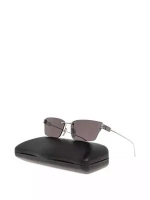 Balenciaga Rectangle Rimless Sunglasses