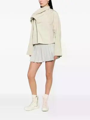 Norma Kamali Pleated Mini Skirt