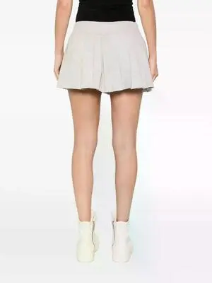 Norma Kamali Pleated Mini Skirt