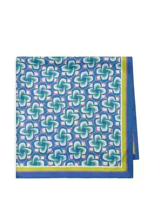 Malìparmi Printed Scarf - Blue