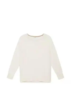 Malìparmi Crew Neck Long Sleeve Sweater - Neutrals