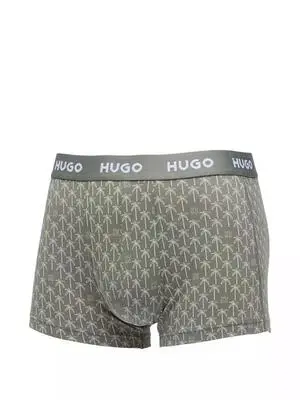 Hugo Logo Boxer Briefs - Green