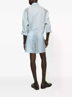 Acne Studios Striped Logo Shorts