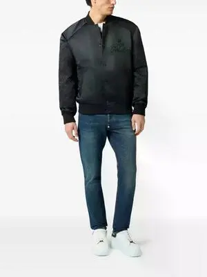 Philipp Plein Embroidered Bomber Jacket