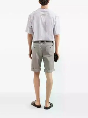 Dolce & Gabbana Striped-pattern Short-sleeve Shirt - Grey