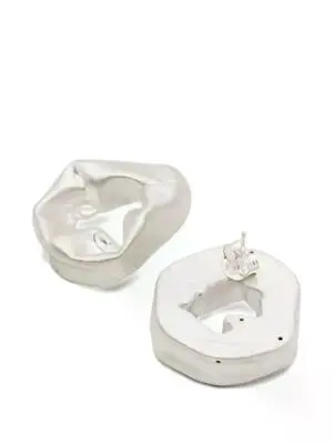 Completedworks Scrunch Earrings - Silver