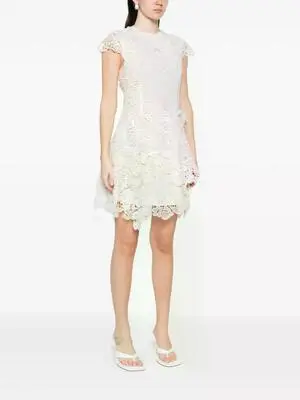 Simkhai Novelle Lace Mini Dress - White