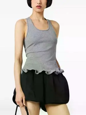 Stella McCartney Shirred Satin Shorts