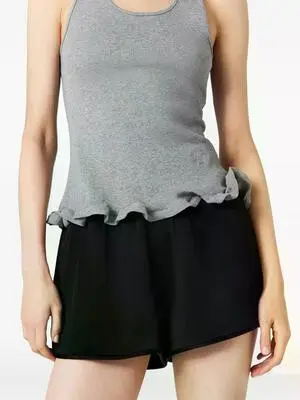Stella McCartney Shirred Satin Shorts