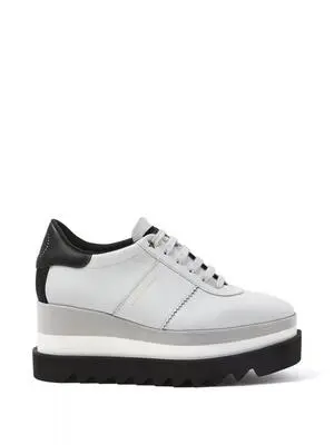 Stella McCartney Sneakelyse Platform Lace-up Sneakers - Grey
