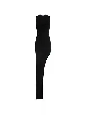 JEAN PAUL GAULTIER Long Asymmetrical Dress - Black