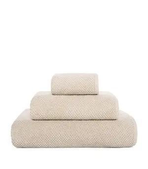 GRACCIOZA Bee Waffle Extra Large Hand Towel Grey