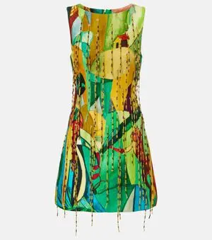 ALEMAIS Mokshini Beaded Minidress - Multicoloured