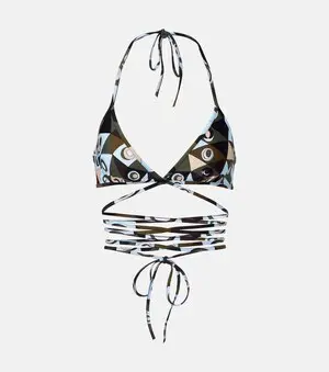 Emilio Pucci Occhi Bikini Top